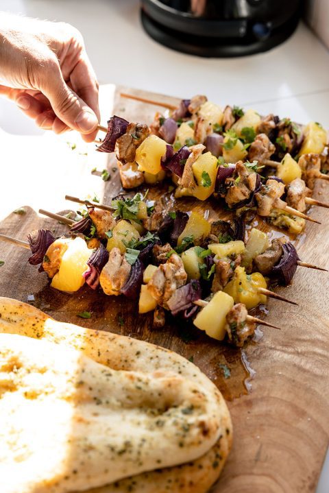 Glorious grilled gold kiwifruit & chicken kebabs ⋆ BayFarms Avocados ...